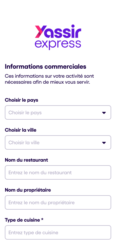 Yassir Développez Votre Magasin - Créez Votre Boutique en Ligne